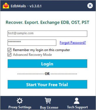 Filtering the Email Items from EDB files