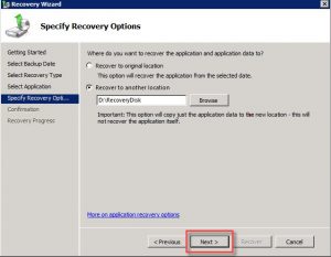 Restore Exchange 2010 Mailbox from Recovery Database