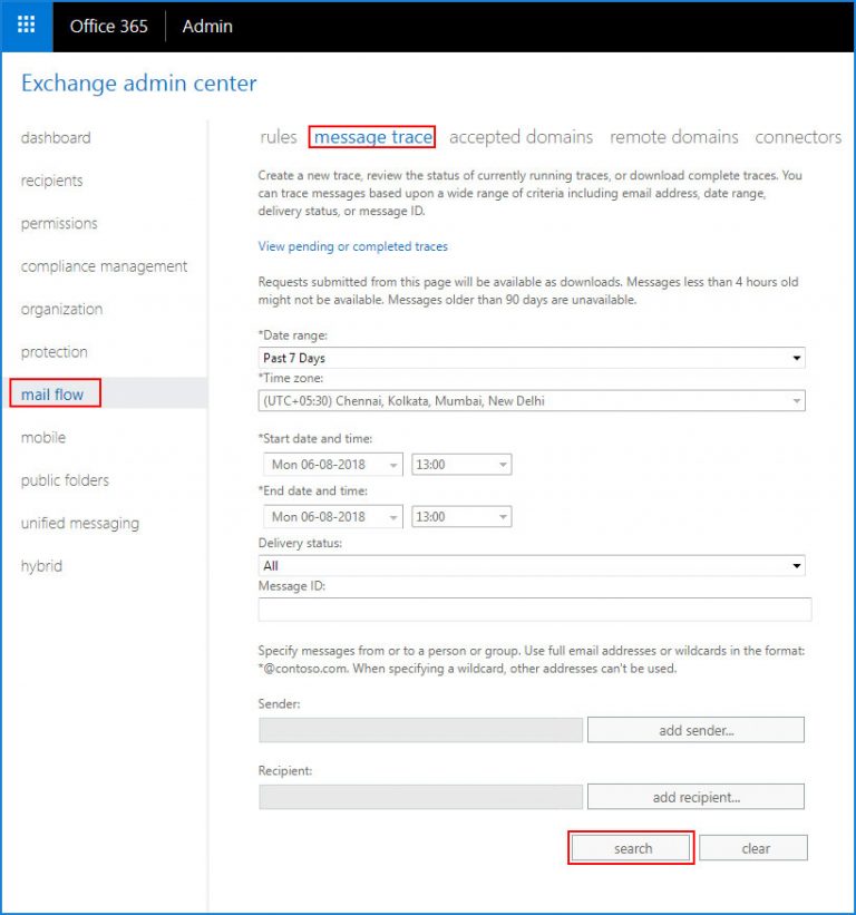 Improved version of office 365 Message Tracking