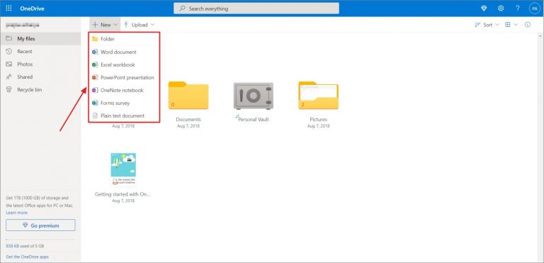 Know the difference between OneDrive and OneDrive for business
