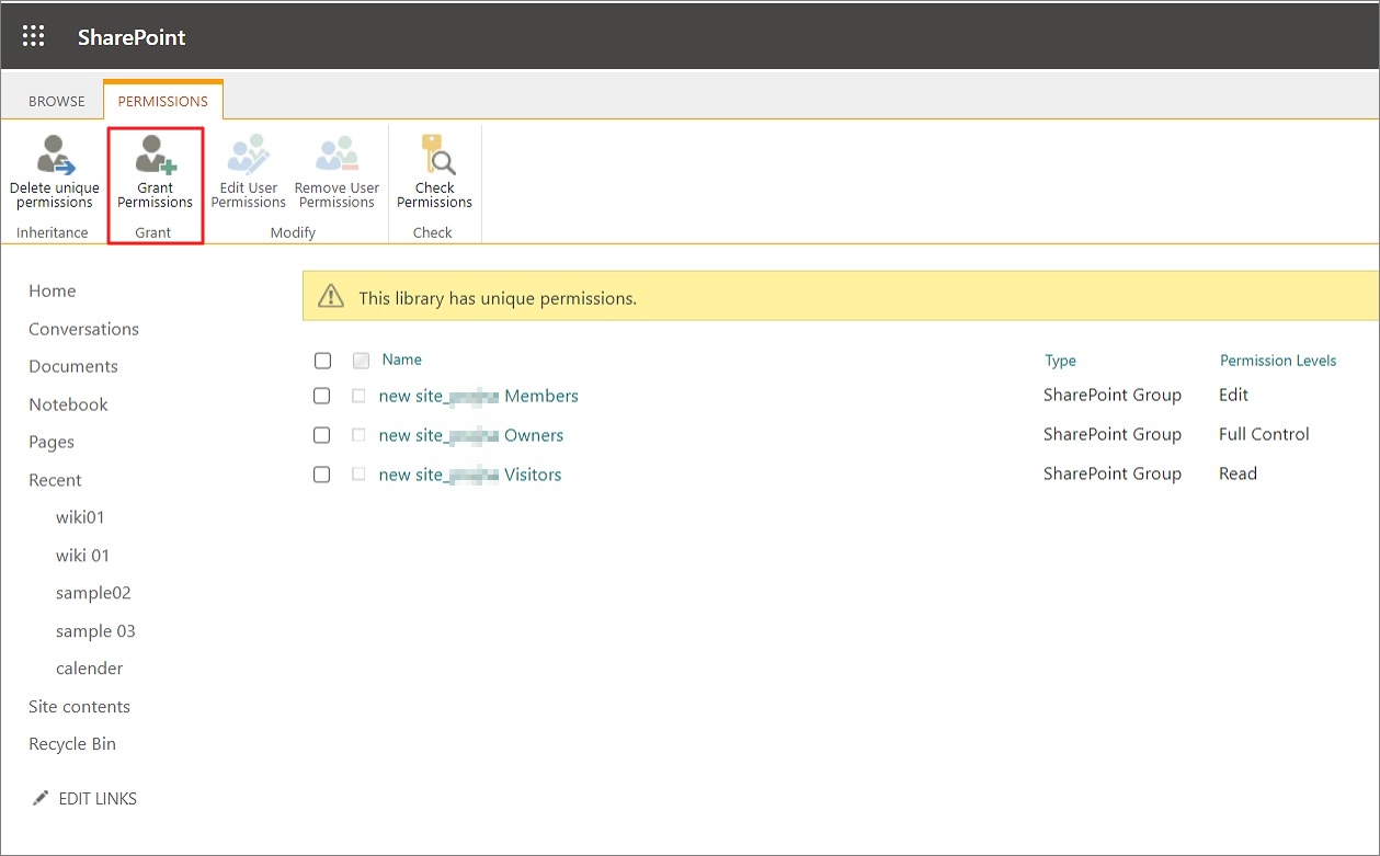 How to customize permissions in SharePoint online?