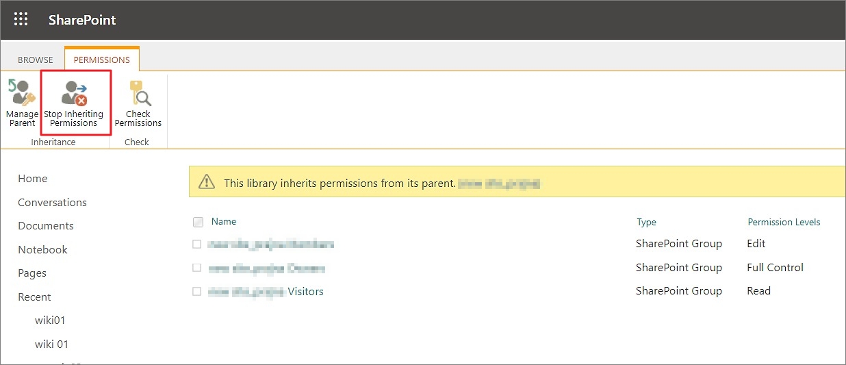 How to customize permissions in SharePoint online?