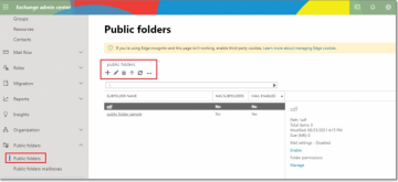 Office 365 shared mailbox vs. Public folders